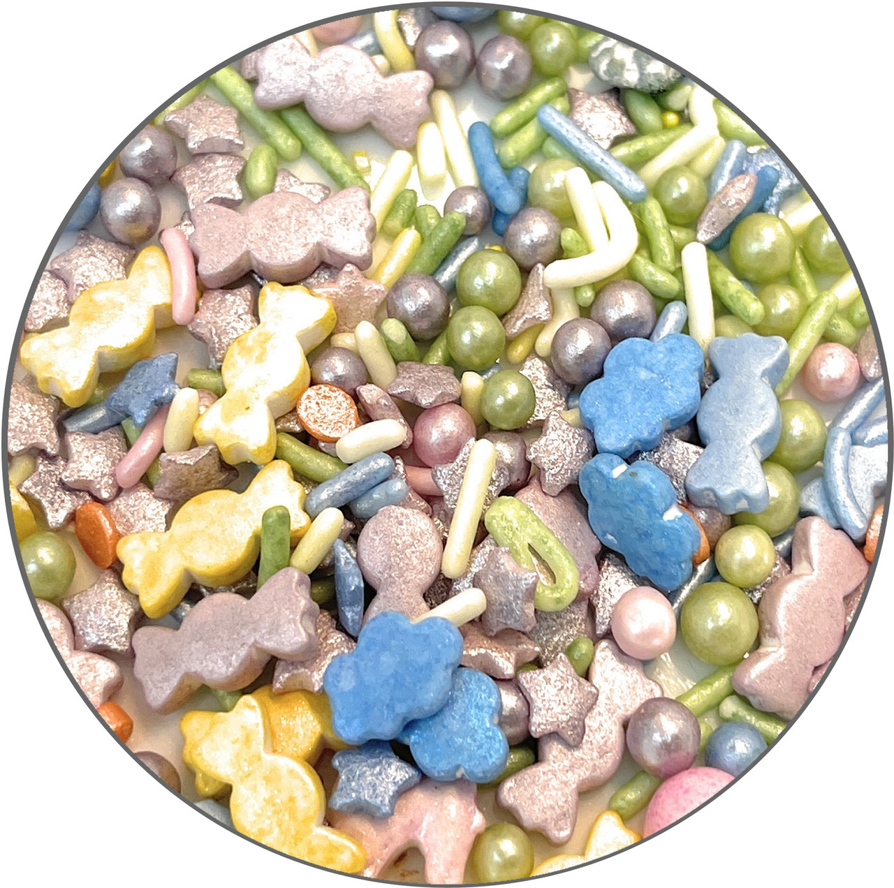Ultimate Baker Baby sprinkles, baby jimmies, baby pearls, kid sprinkles