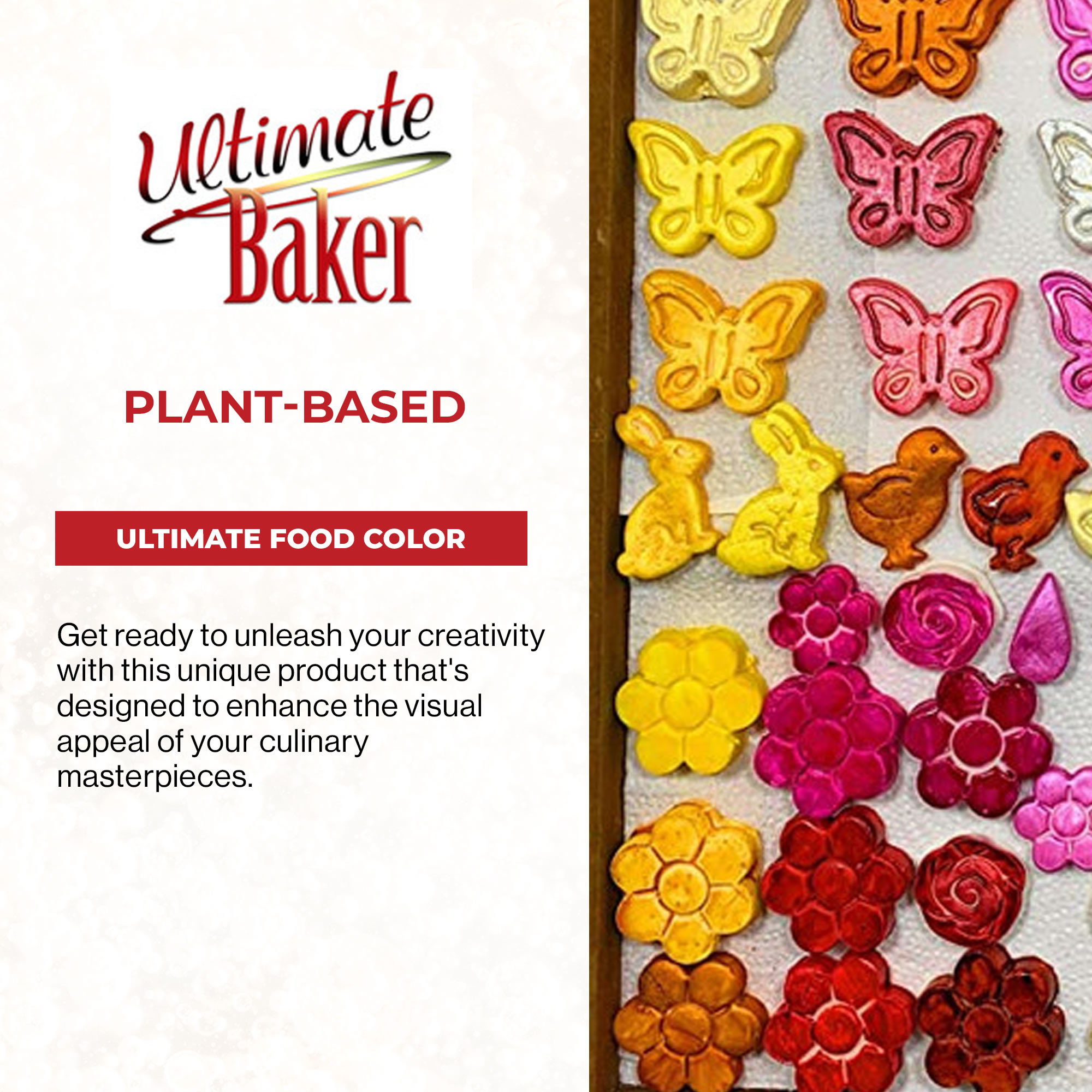 Natural Edible Red Food Color - All-Natural Color for Cakes & Baking ...