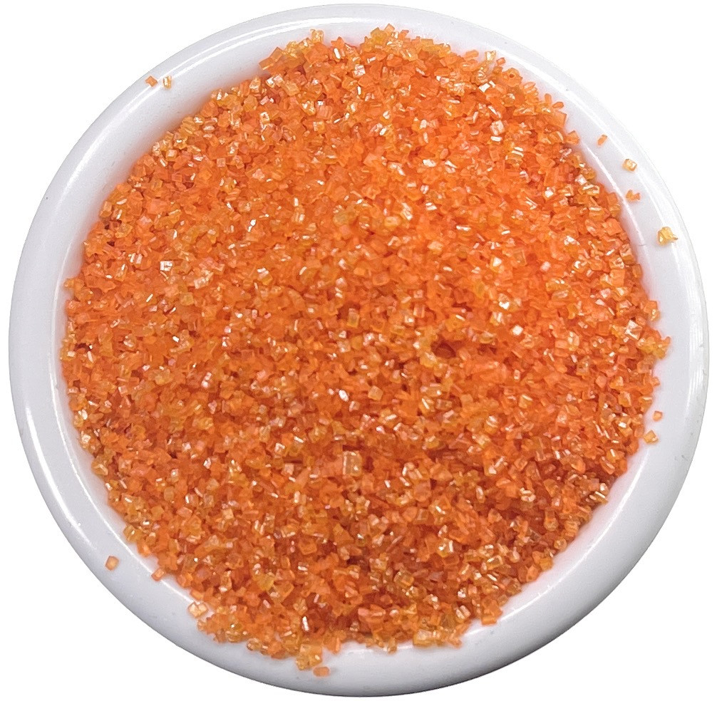 Ultimate Baker Natural Sanding Sugar (Med. Crystals) Orange (1x5lb ...