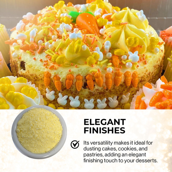 Ultimate Baker Yellow Powdered Sugar for the best in Icing and Dusting ...