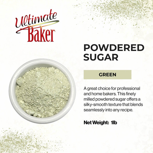 Ultimate Baker Green Powdered Sugar for the best in Icing and Dusting ...