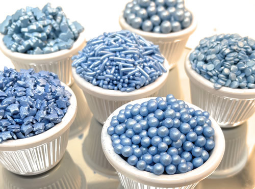Ultimate Baker Blue Star Sprinkles , sprinkles, pearls, naturally ...