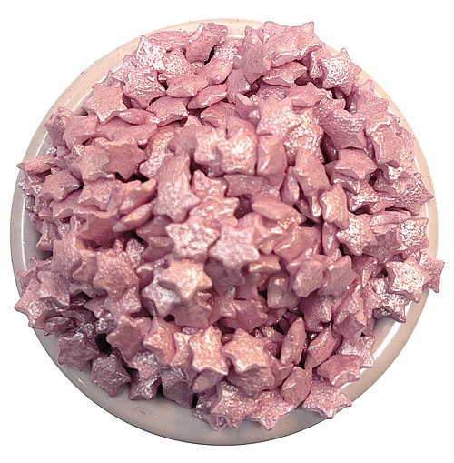 Ultimate Baker Pink Star Sprinkles , sprinkles, pearls, naturally ...