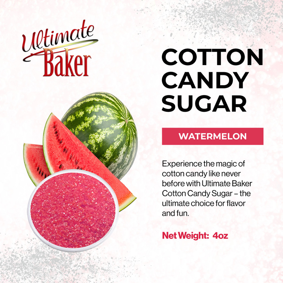 Watermelon Cotton Candy Sugar - Fruity, Natural Fun, and Perfect for ...