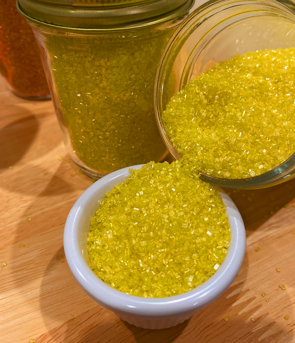 Ultimate Baker Natural Sanding Sugar (Large Crystals) Yellow Shine ...