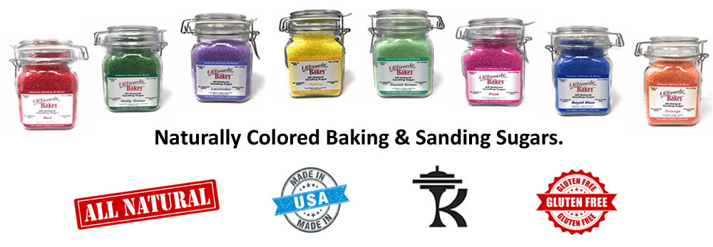 Ultimate Baker natural sprinkles, food coloring, baking sugars, donut ...
