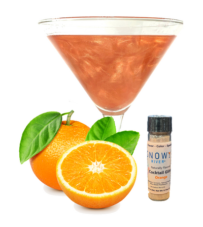 Snowy River Natural Orange Flavored Cocktail Glitter, flavored cocktail ...