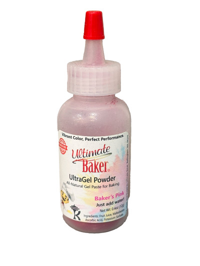 Ultimate Baker UltraGel Pink All-Natural, Vibrant Pink Food Coloring ...