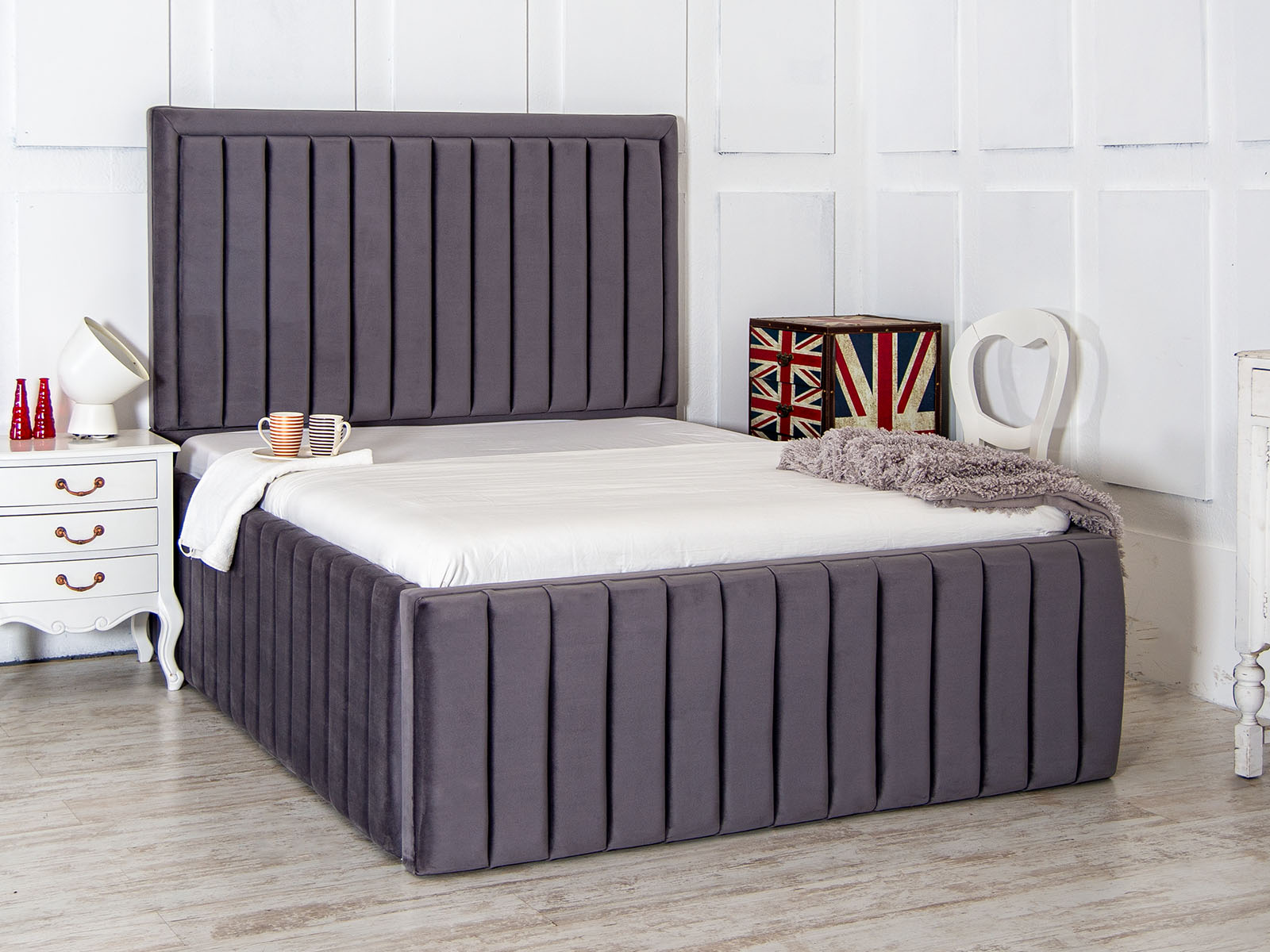Everleigh Gas Lift Ottoman Extra Deep Storage Bed Frame