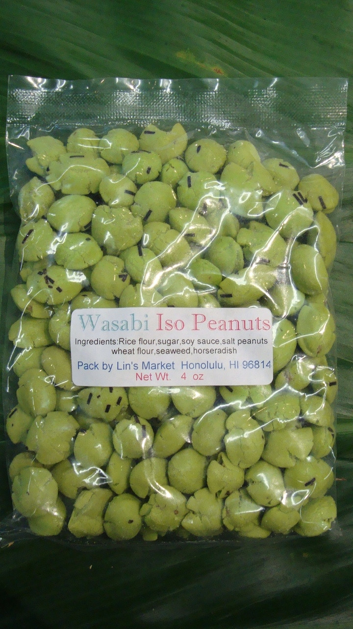 Wasabi Iso Peanuts 4oz - Hawaii General Store - HGS Travel