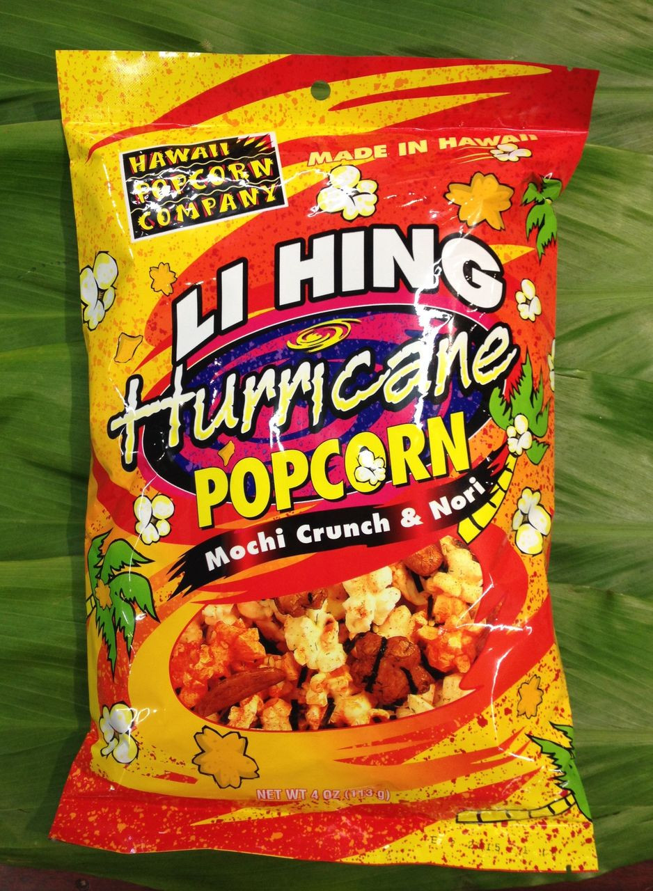 Popcorn Microwave Hawaiian Hurricane Company Popcorn Li Hing Hurricane ...