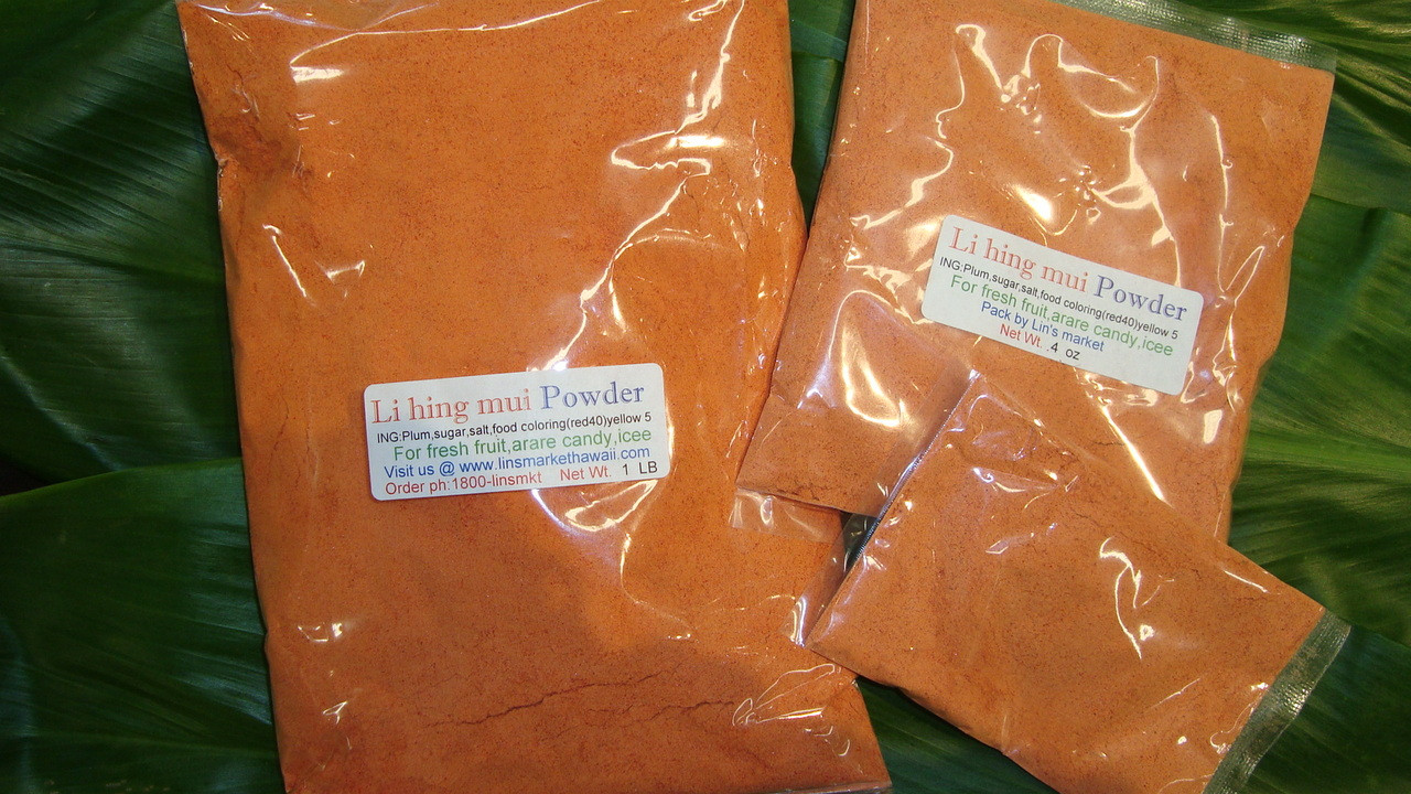 Li Hing Mui Powder 1oz - Hawaii General Store - HGS Travel