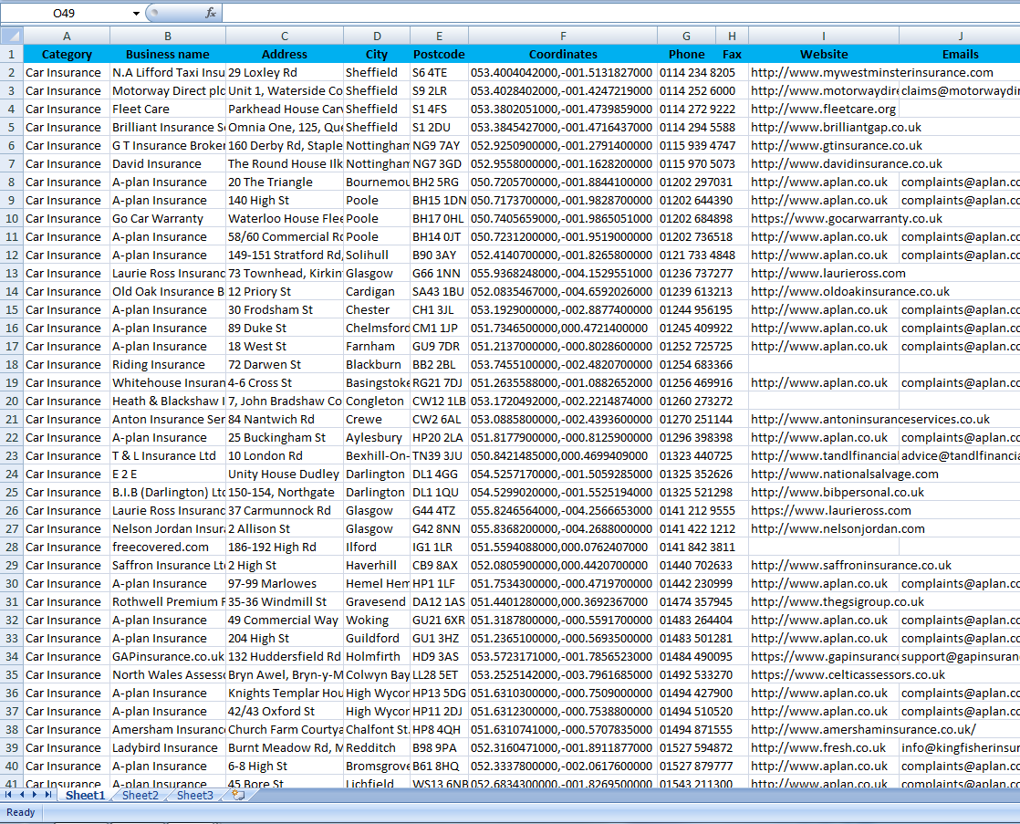 List of Insurance Companies in UK includes Brokers and Agents