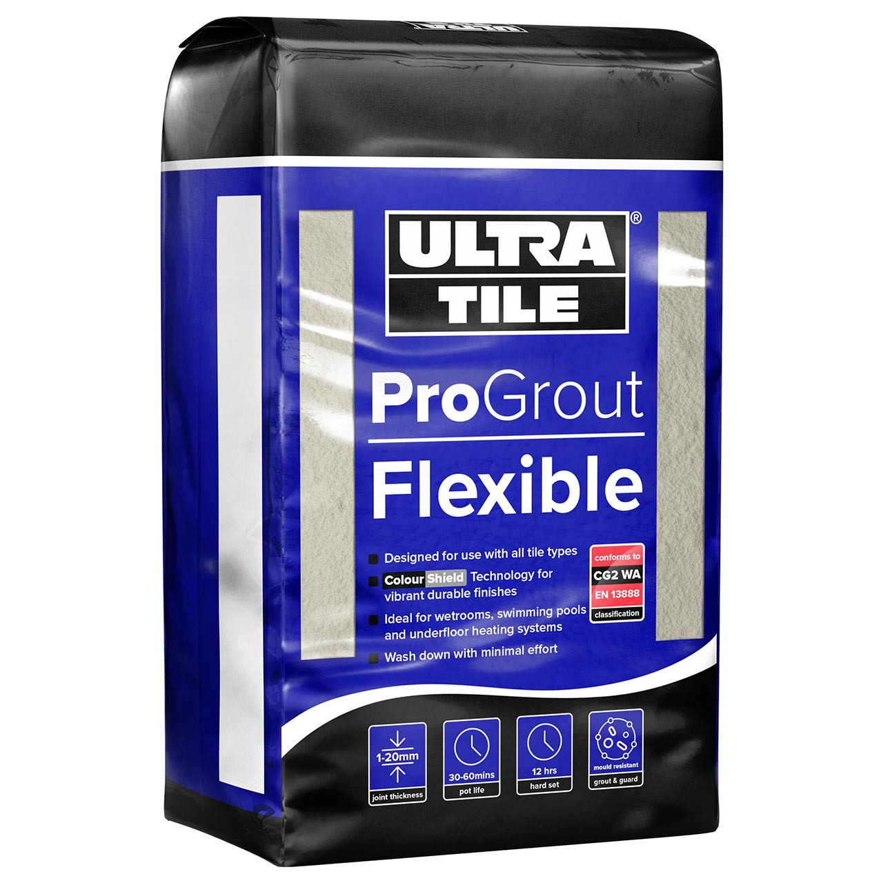 Ultra Tile Pro Grout Flexible - Walls & Floors - 1 to 20mm - LIMESTONE ...