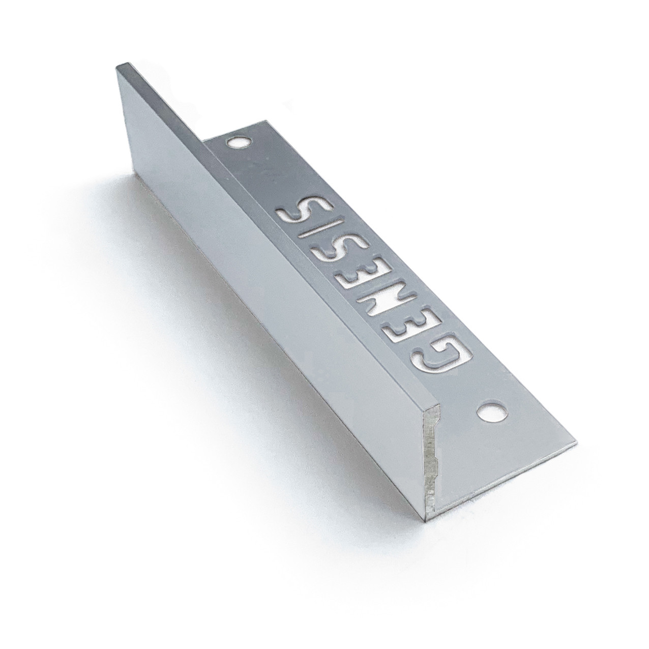 Genesis Aluminium Straight Edge Profile for 2cm Tiles - BRIGHT SILVER ...