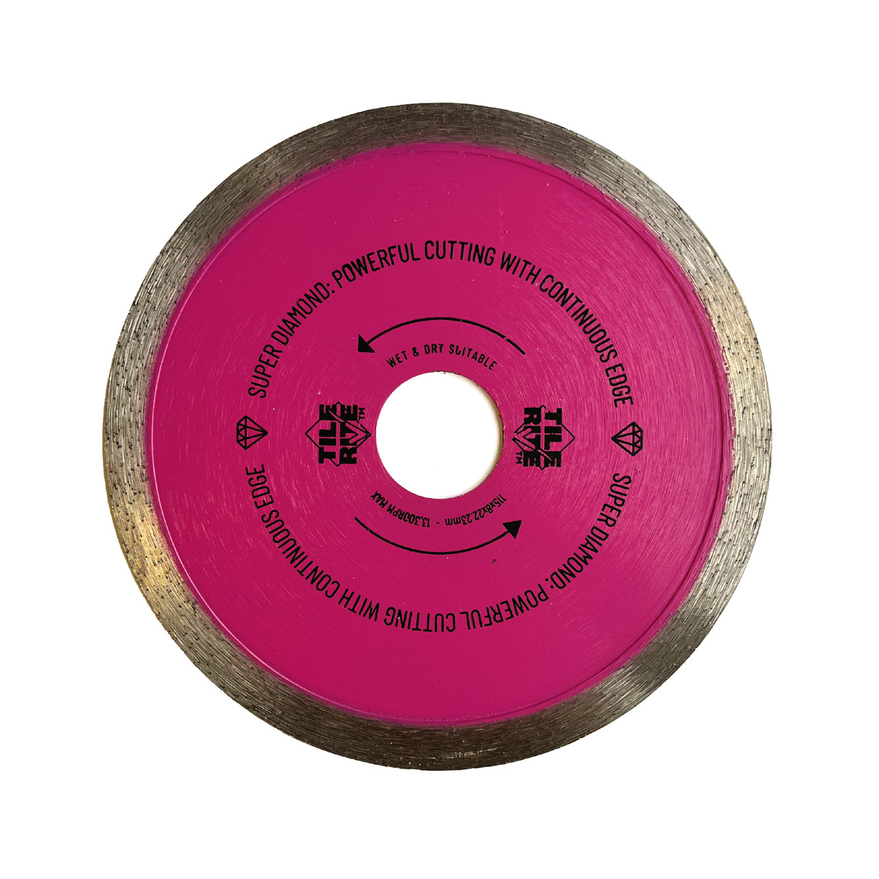 Tile Rite Premium Continuous Rim Diamond Blade - 115mm
