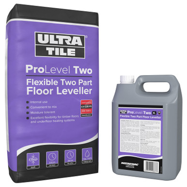 Ultra Tile Pro Level Two - High Flow Floor Leveller - 20kg Bag & 4 ...