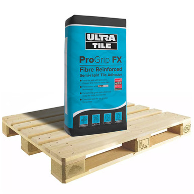 Ultra Tile FX - SEMI RAPID Set Tile Adhesive - S1 - Full Pallet - 54 x ...