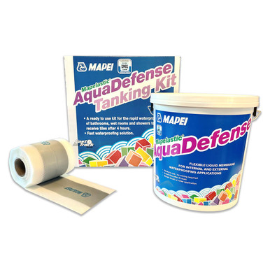 Mapei Mapelastic Aquadefense Tanking Kit - 7.5kg tub and 10m tape