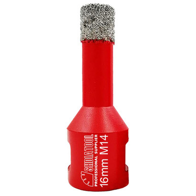 Shdiatool 16mm Diamond Core Drill Bits with M14 Thread for Porcelain ...