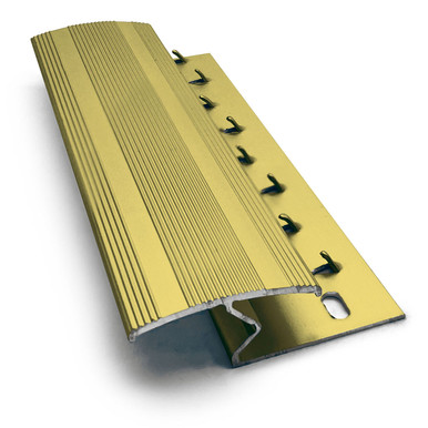 Genesis Carpet to Tile Aluminium Z-Bar / Transition - BRIGHT BRASS ...