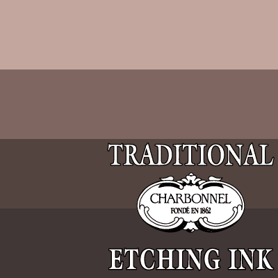PR101-PBK6-PY3 Basic Bistre - Charbonnel Traditional Intaglio Etching Ink