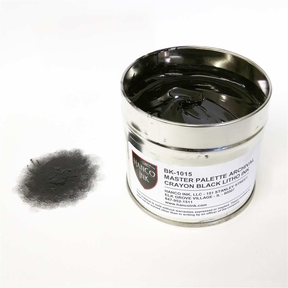 BK-1015 Master Palette Crayon Black Litho Ink