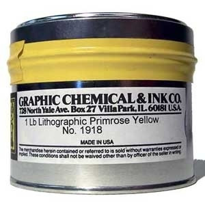 Primrose Yellow Lithographic Ink 1918C