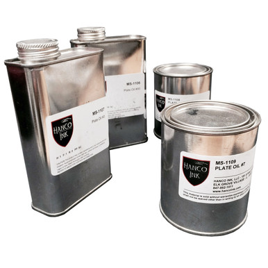 Burnt Plate Oil Graphic Chemical