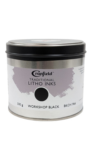Cranfield Traditional Lithographic Ink Workshop Black 500 gm tin