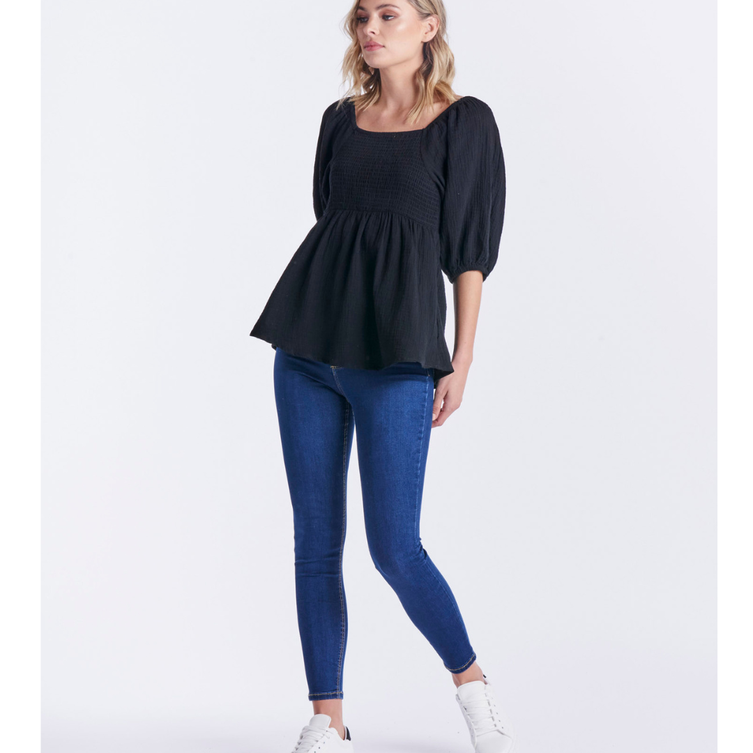 SASS CLOTHING TOPS | TILLY TOP- NAVY (Reversible) | SIZE 8-20 | SHOP ...