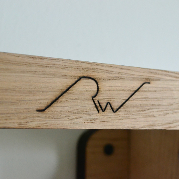 Vinyl Record LP Storage Wall mounted Rack Box by Rewind Designs UK