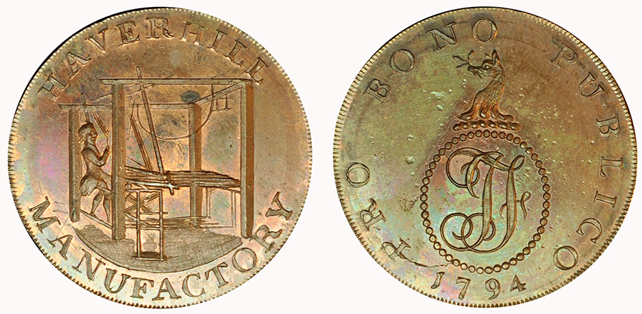 John Fincham, Commercial Halfpenny, 1794 (D&H Suffolk 31) - Gary Groll