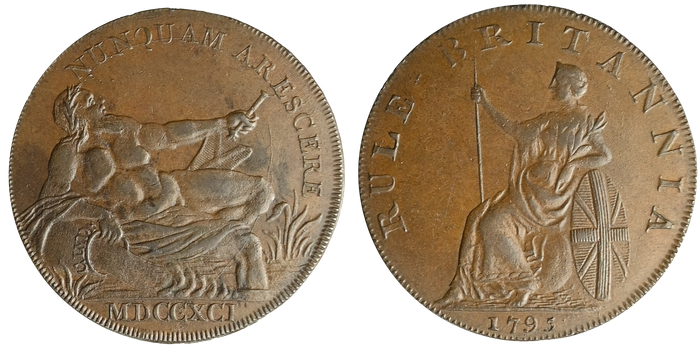 Peter Kempson, Mule Halfpenny c1795 (DH Lanarkshire 9a) - Gary Groll