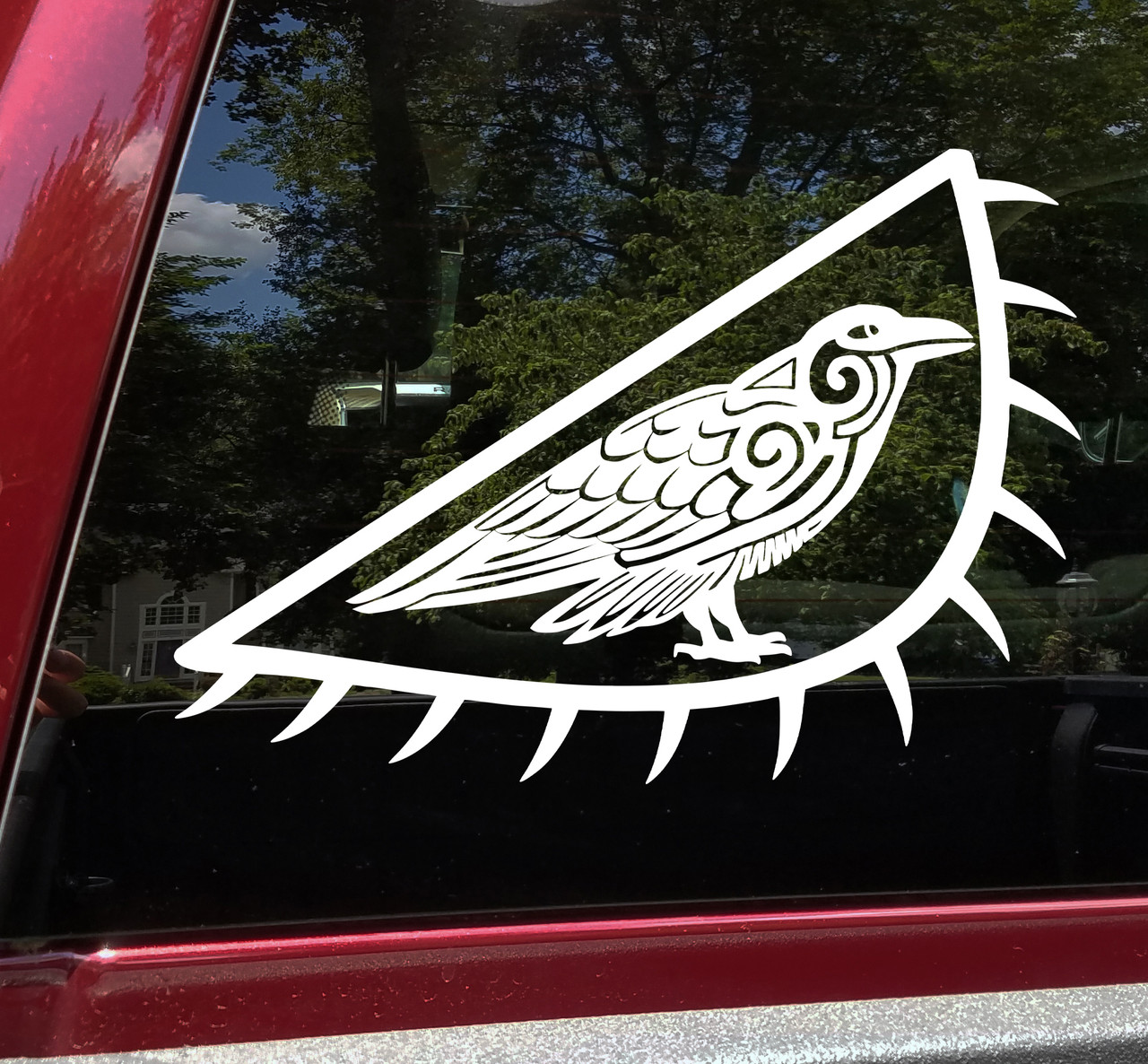 Viking Raven Banner Flag V2 Vinyl Decal - Norse Mythology Odin - Die ...