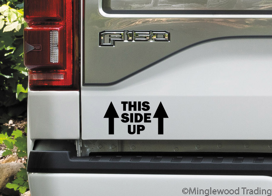 This Side Up Vinyl Decal - Off Road Truck ATV - Die Cut Sticker ...