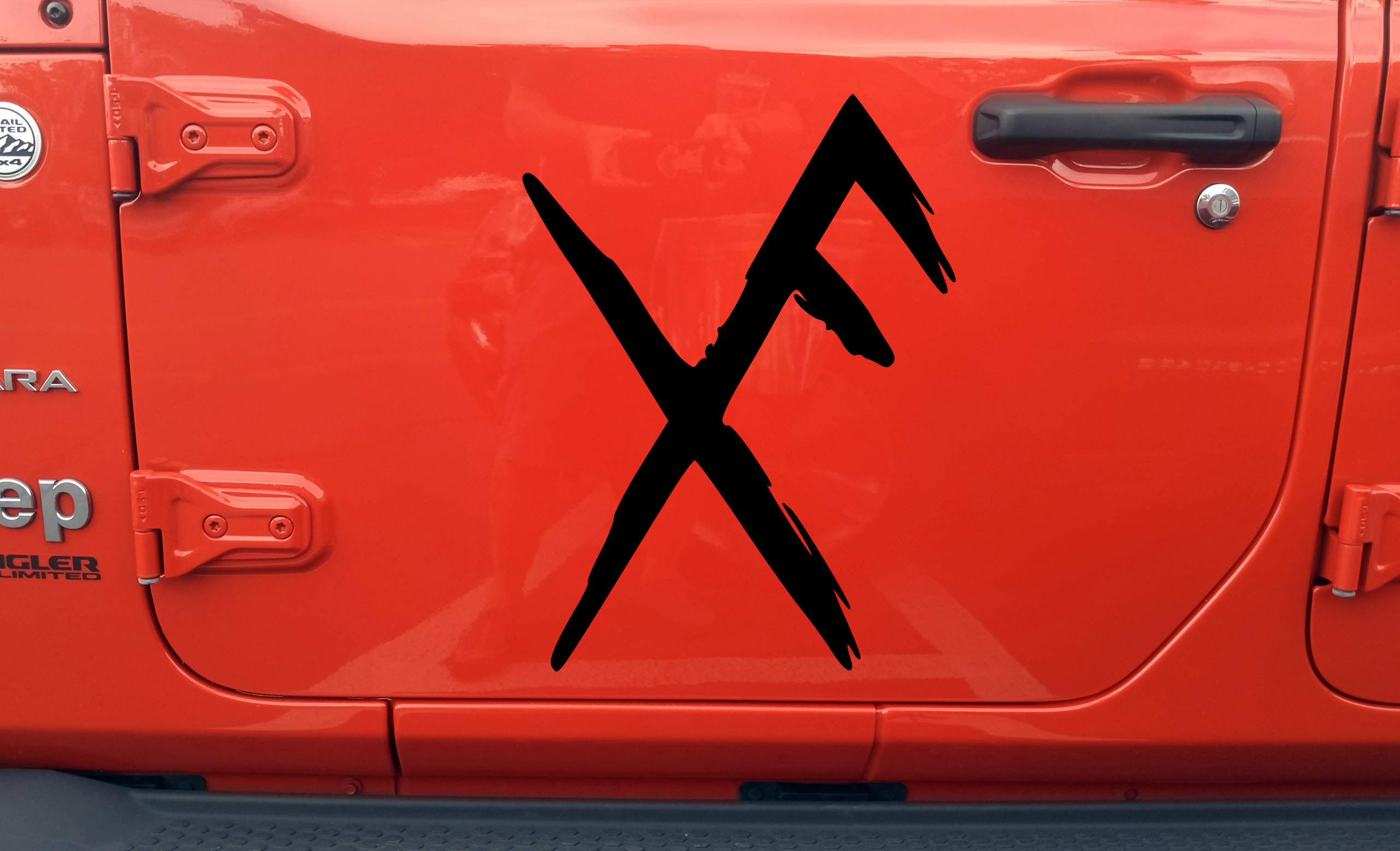 Protection Bindrune Vinyl Sticker - Norse Viking Protective Symbol - Die Cut Decal