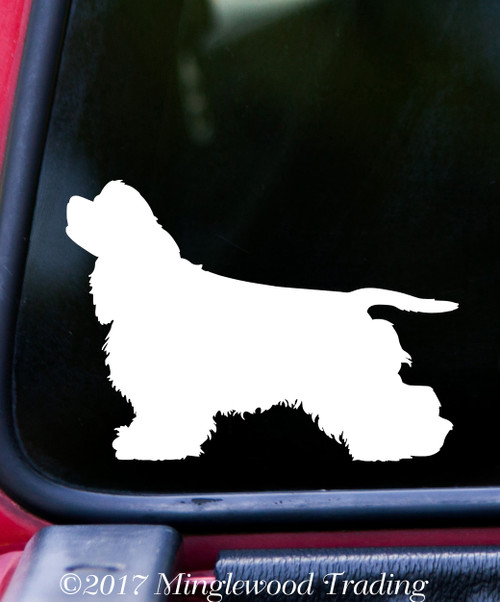 COCKER SPANIEL Vinyl Sticker - Cockers Dog - Die Cut Decal - Minglewood ...