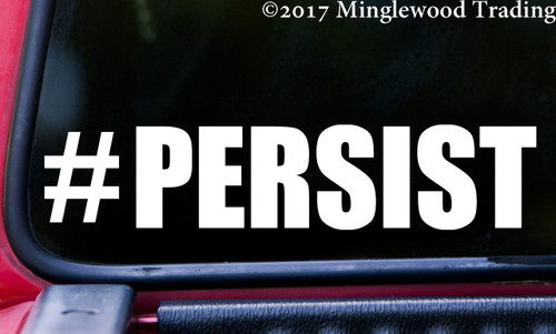 #PERSIST Vinyl Decal Sticker 7" x 1.5" Resist Insist Enlist ...