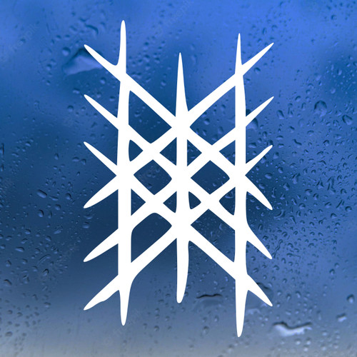 Web of Wyrd Vinyl Sticker - Viking Matrix of Fate Skuld's Net Symbol ...