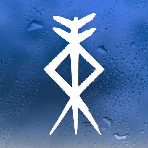 Safe Travels Bind Rune Vinyl Decal - Viking Norse Symbol Bindrune - Die Cut Sticker