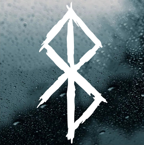 Peace Bindrune Vinyl Sticker - Viking Symbol Bind Rune - Die Cut Decal