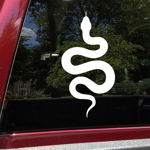 Snake V2 Vinyl Decal | Serpent Reptile Animal Sticker for Car, Truck, Wall