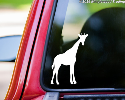 GIRAFFE Vinyl Sticker - African Wild Animal Jungle Safari - Die Cut ...
