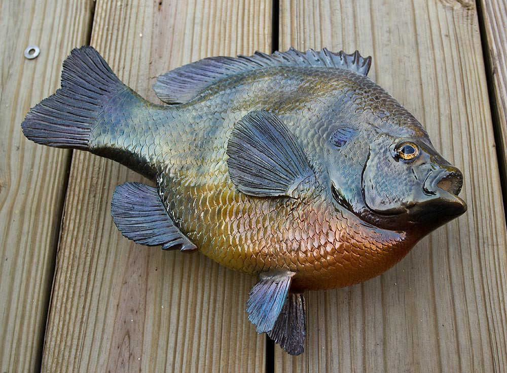 Bluegill 14 inch Fish Mount Replica - The Fish Mount Store