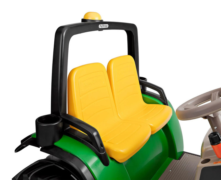 Peg Perego John Deere Dual Force 12V Electric Ride On Tractor