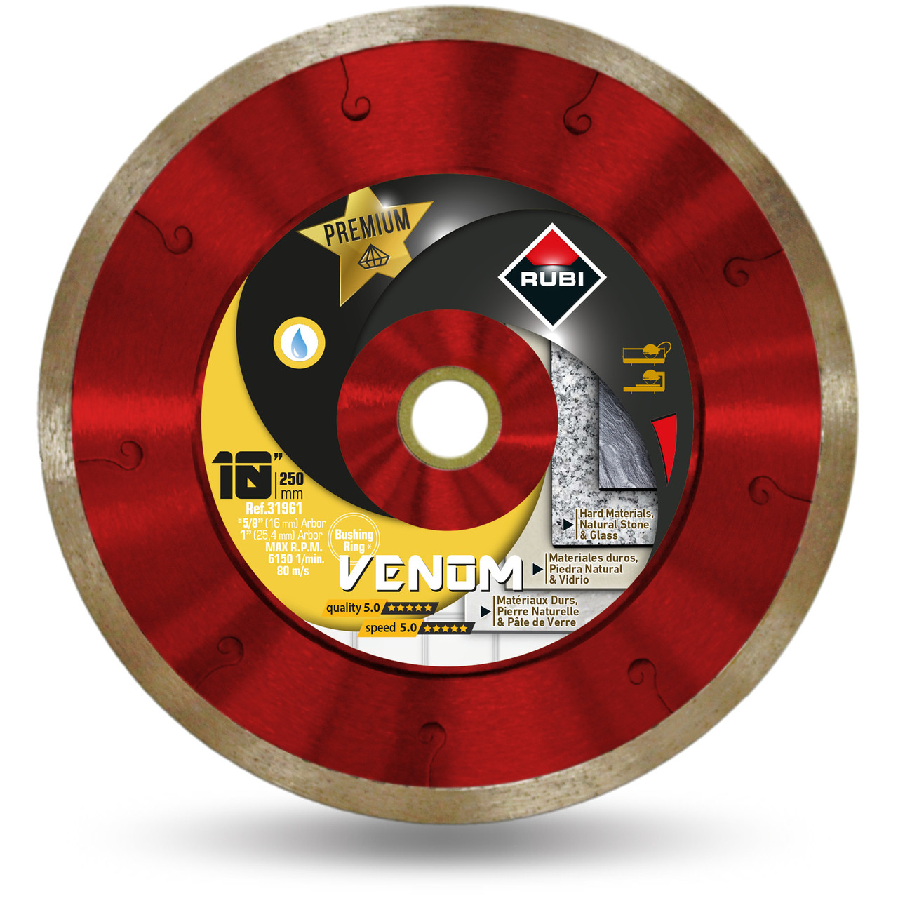 RUBI Venom Wet Tile Blades - Kobi Tools