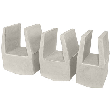 White Rubber Slab Edge Guards - Kobi Tools