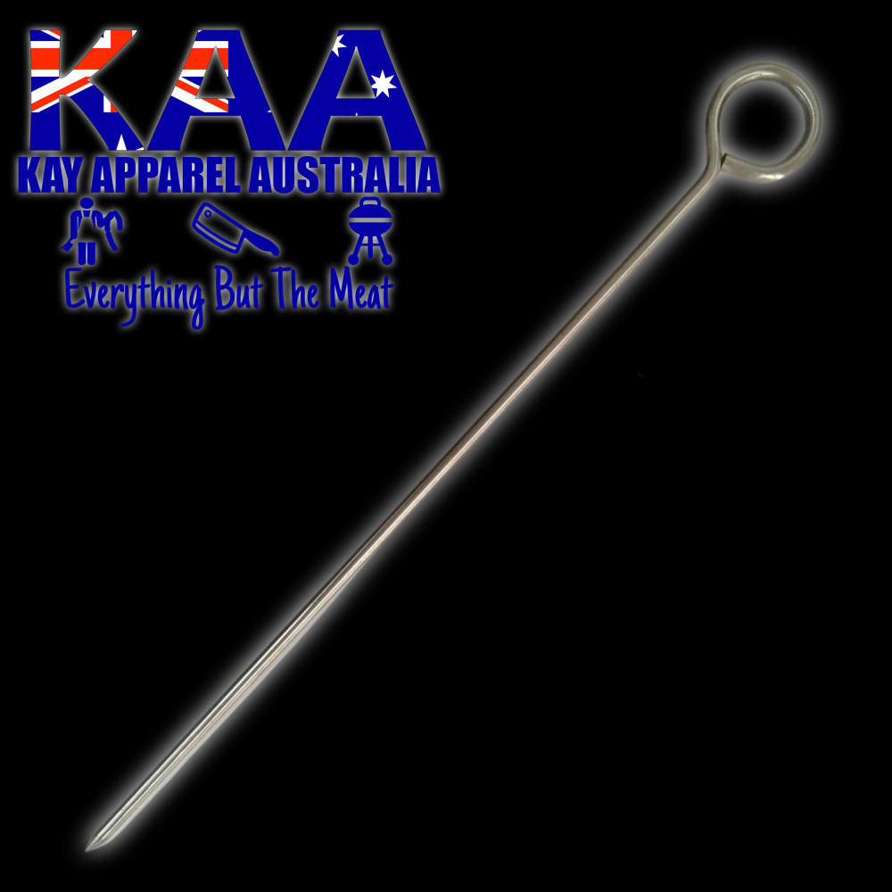 Butchers Roast Meat Rolling Needle Pin Skewer Stainless steel 35cm ...