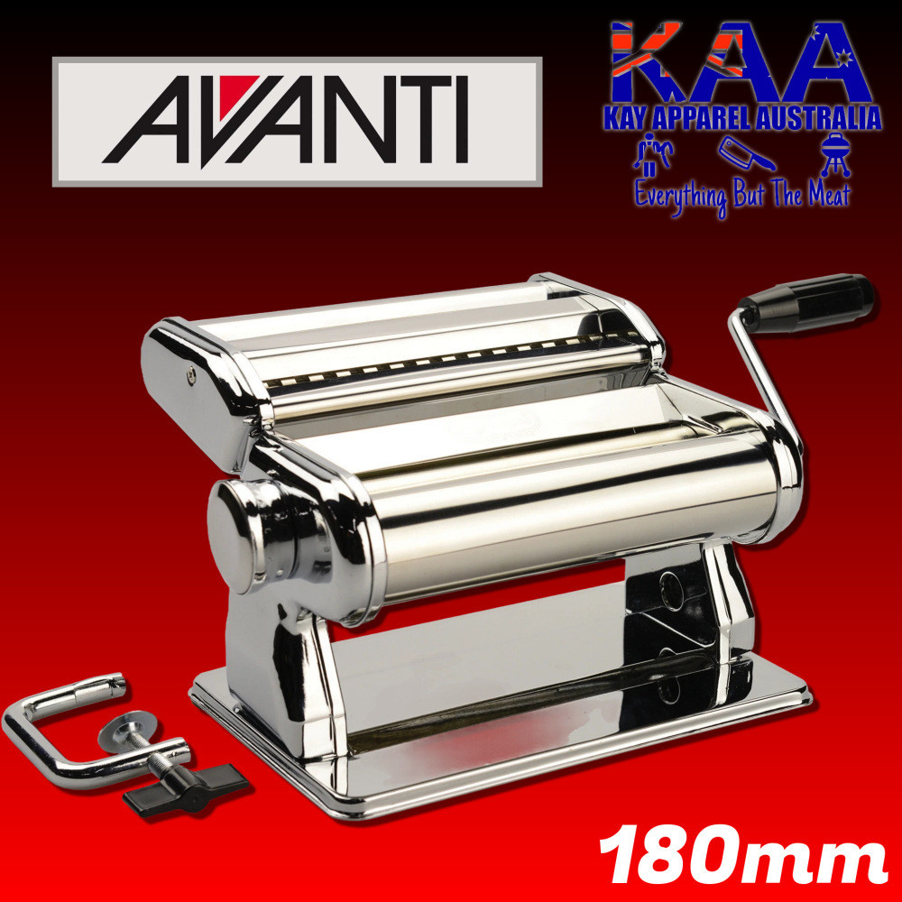Avanti Stainless Steel Pasta Making Machine 180mm 12298 - Kay Apparel ...